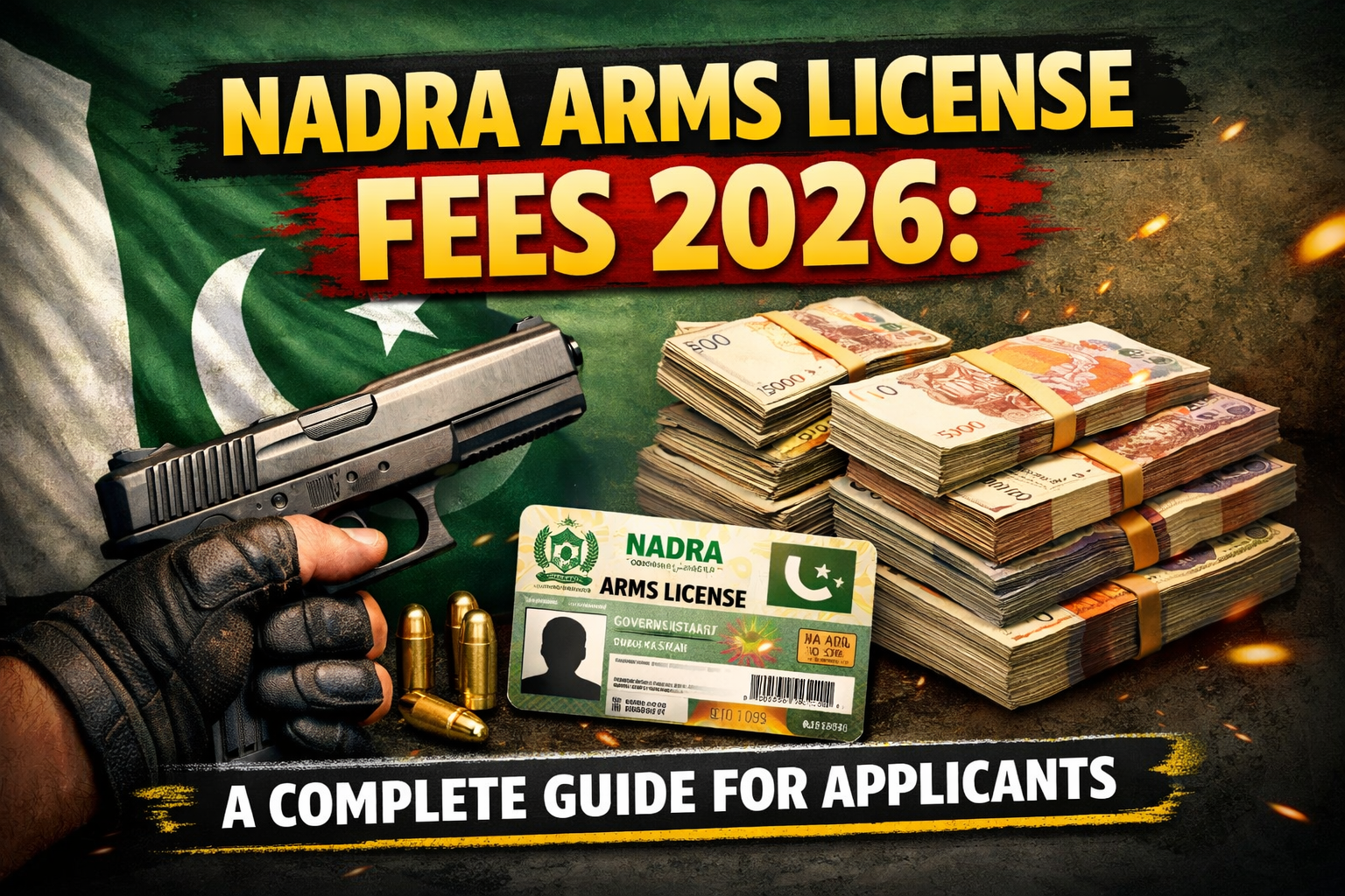 Nadra Arms License Fees 2026